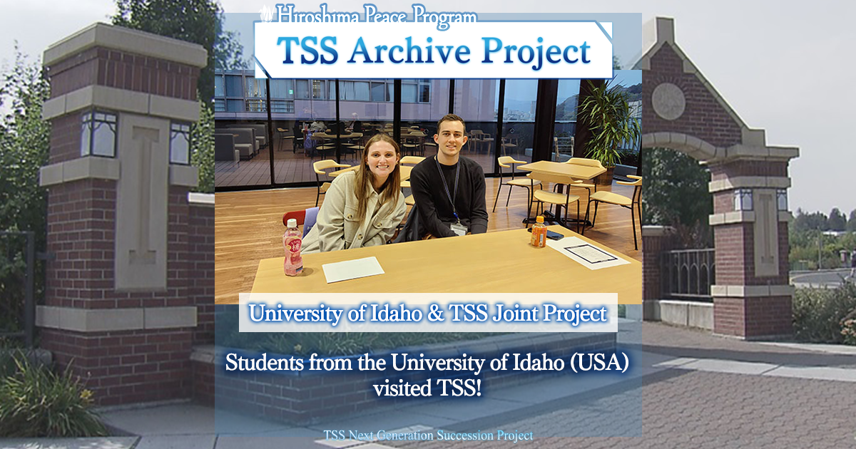 Students from the University of Idaho (USA) visited TSS! | TSS Archive Project